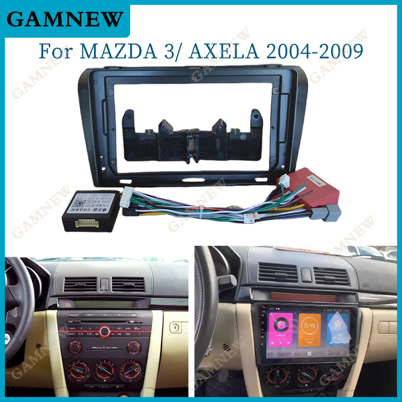 9 Inch Car Frame Fascia Adapter Canbus Box Android Radio Audio Dash Fiting Panel Kit For Mazda 3 ...