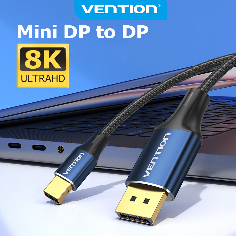 Vention Mini DP to DP 8K 60Hz HD Cable for Video PC Laptop TV Projector ...