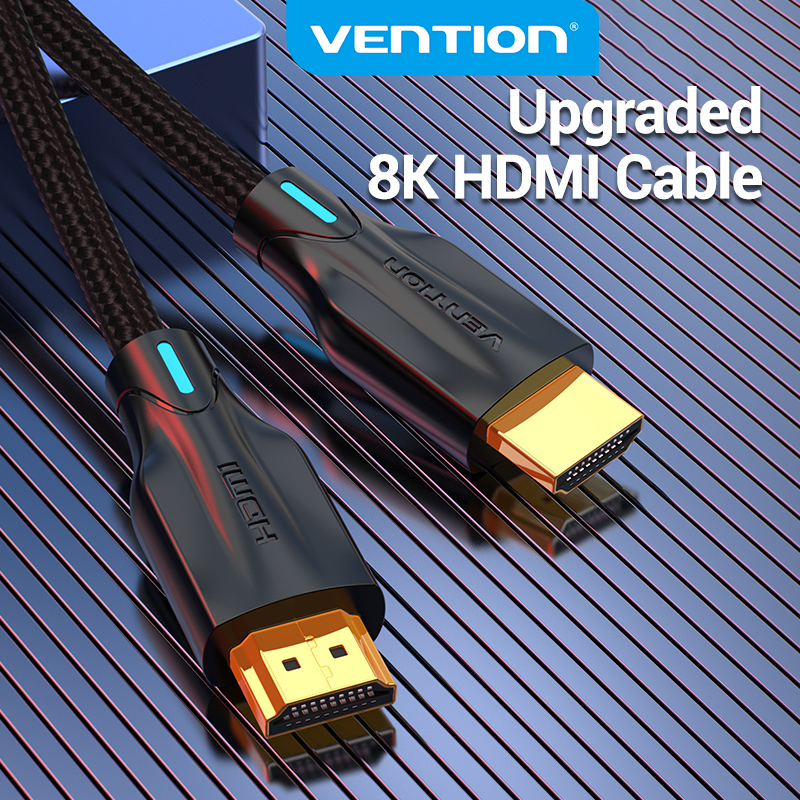 Vention HDMI 2.1 HD Cable Ultra 8K 60Hz 4K 120Hz for Xiaomi Mi Box PS5 ...
