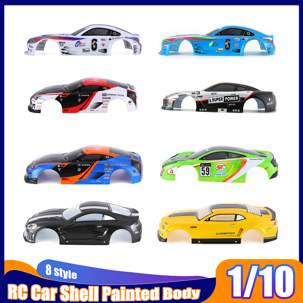 1/10 RC Car 195/190mm PVC painted Body Shell with tail for 1:10 RC ...