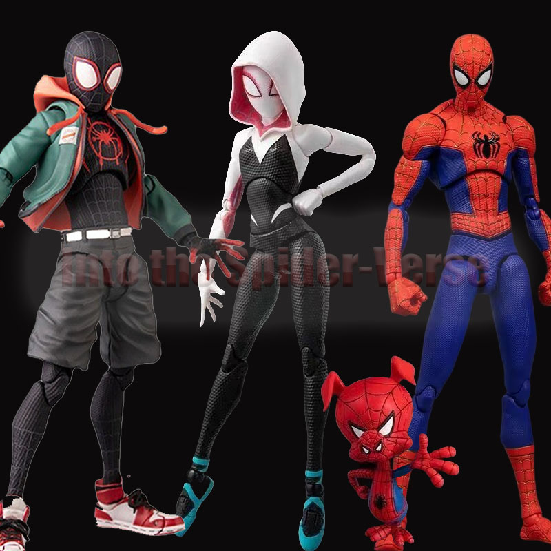 Mafex SV-ACTION Spiderman Peter Parker Spider-man (miles Morales ...