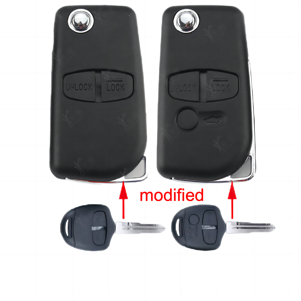 Modified Flip Remote Key For Mitsubishi Lancer EX Evolution Grandis ...