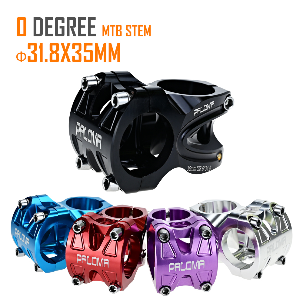 Paloma Bicycle Stem Ultra Light Short Stem 0 Degree 31.8*35mm Mountain ...