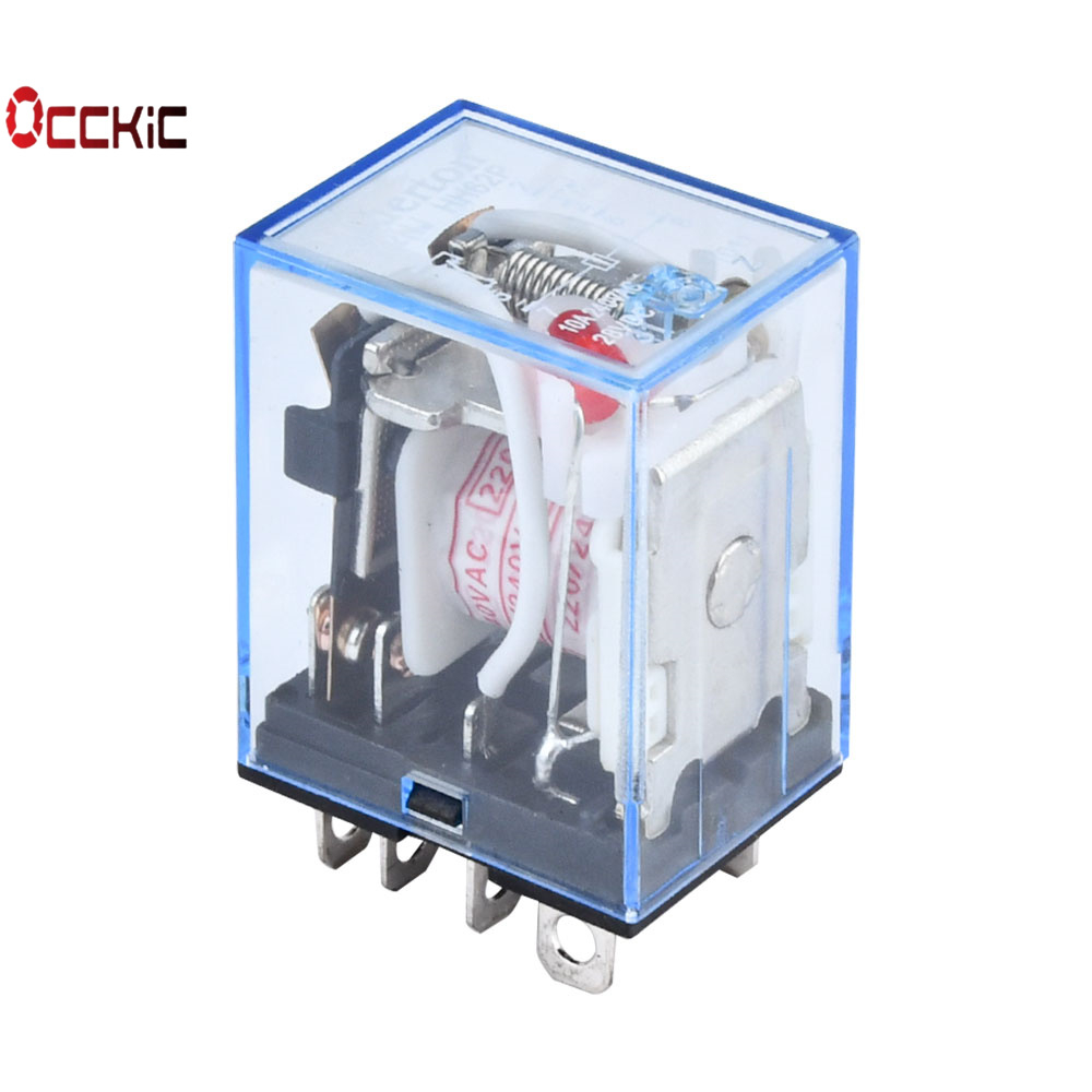 1pcs General Purpose LY2NJ HH62P Electronic Micro Electromagnetic Relay LED Lamp 10A 8 Pins Coil ...
