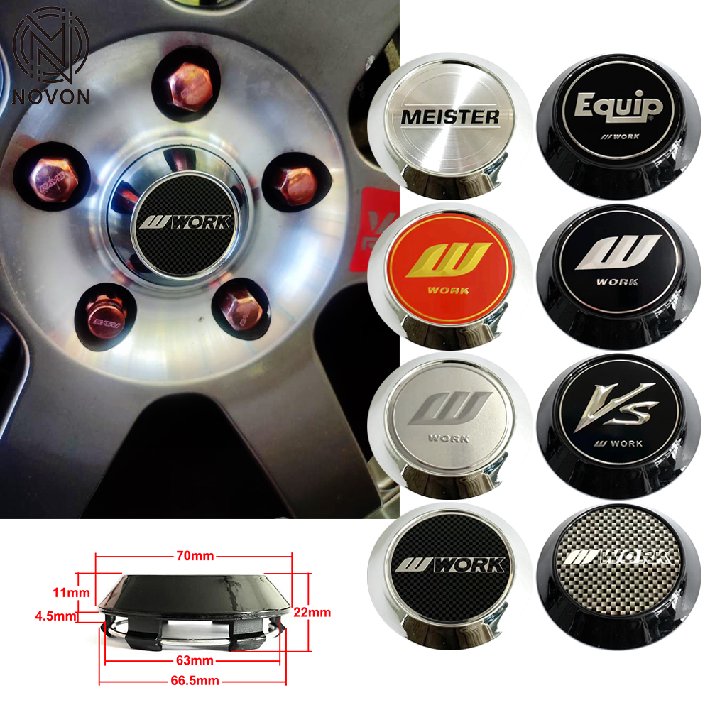 1pc 70mm VS work center caps work Emotion Racing Hub Cover Rim Cap ...