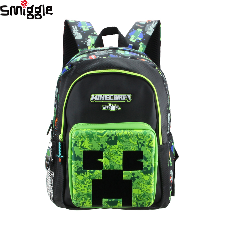 Smiggle Australia High Quality Original Minecraft Children's Schoolbag ...