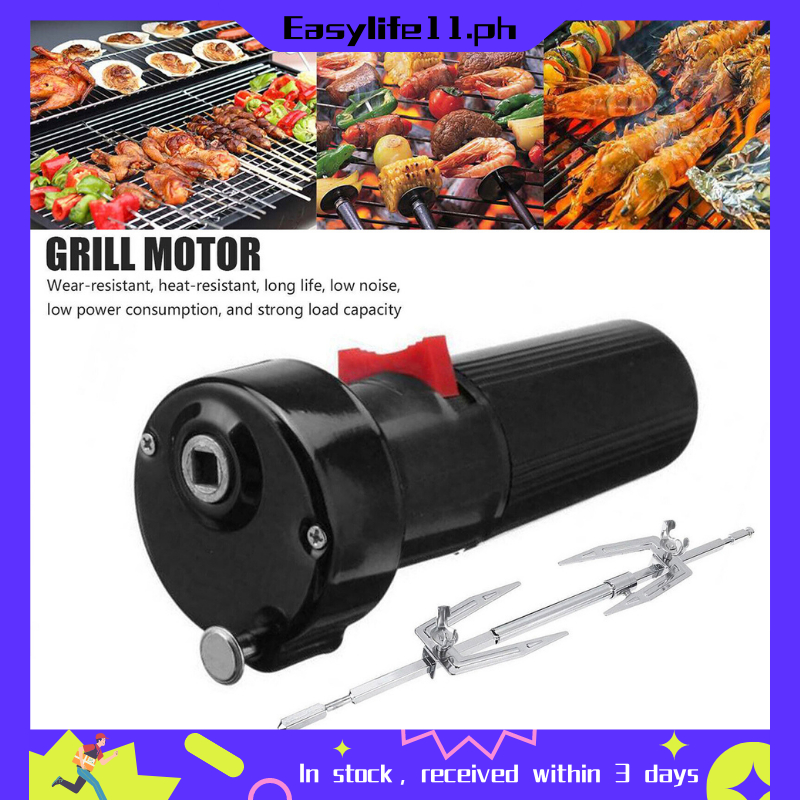 Barbeque grill BBQ Rotator Motor or Rotary Fork Set Electric BBQ ...