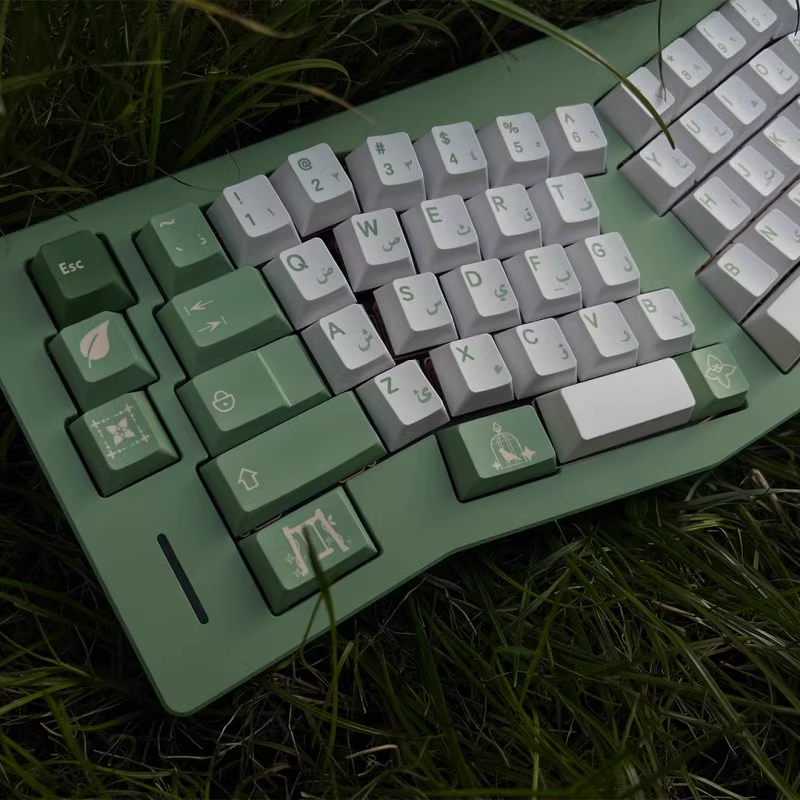 Genshin-Nashida Grass God Keycaps, 140 Keys PBT Keycaps Cherry Profile ...