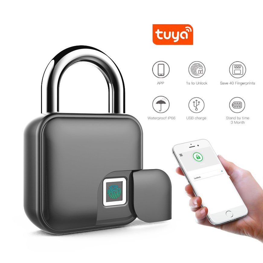 （⚡PH STOCK⚡）BOIO Bluetooth Fingerprint Lock TUYA Smart Life APP Smart ...