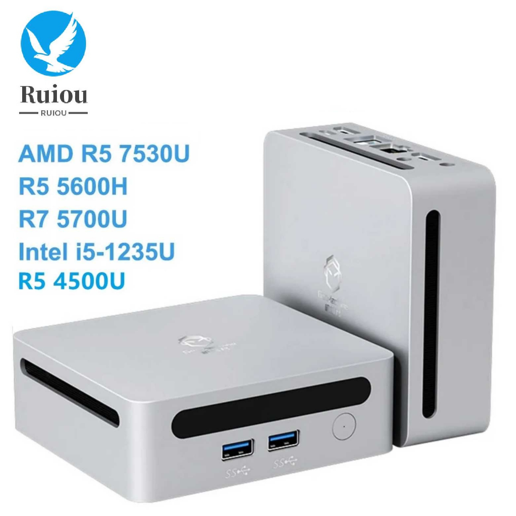 GenMachine AMD Ryzen 7 5700U/Ryzen 5 5600H/4500U MINI PC Windows 11 PRO ...