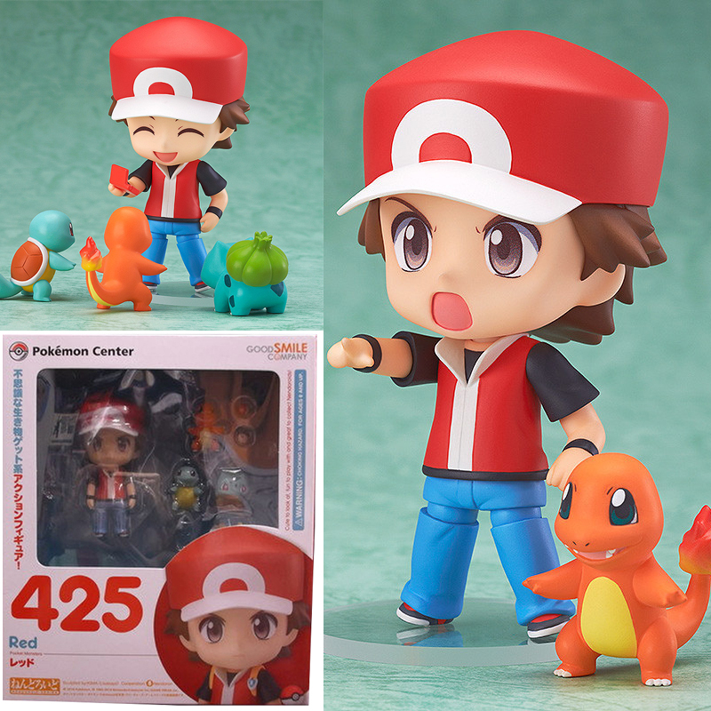 Nendoroid Pokemon Red 425 425A 425b 425c Bulbasaur Squirtle Charmander ...