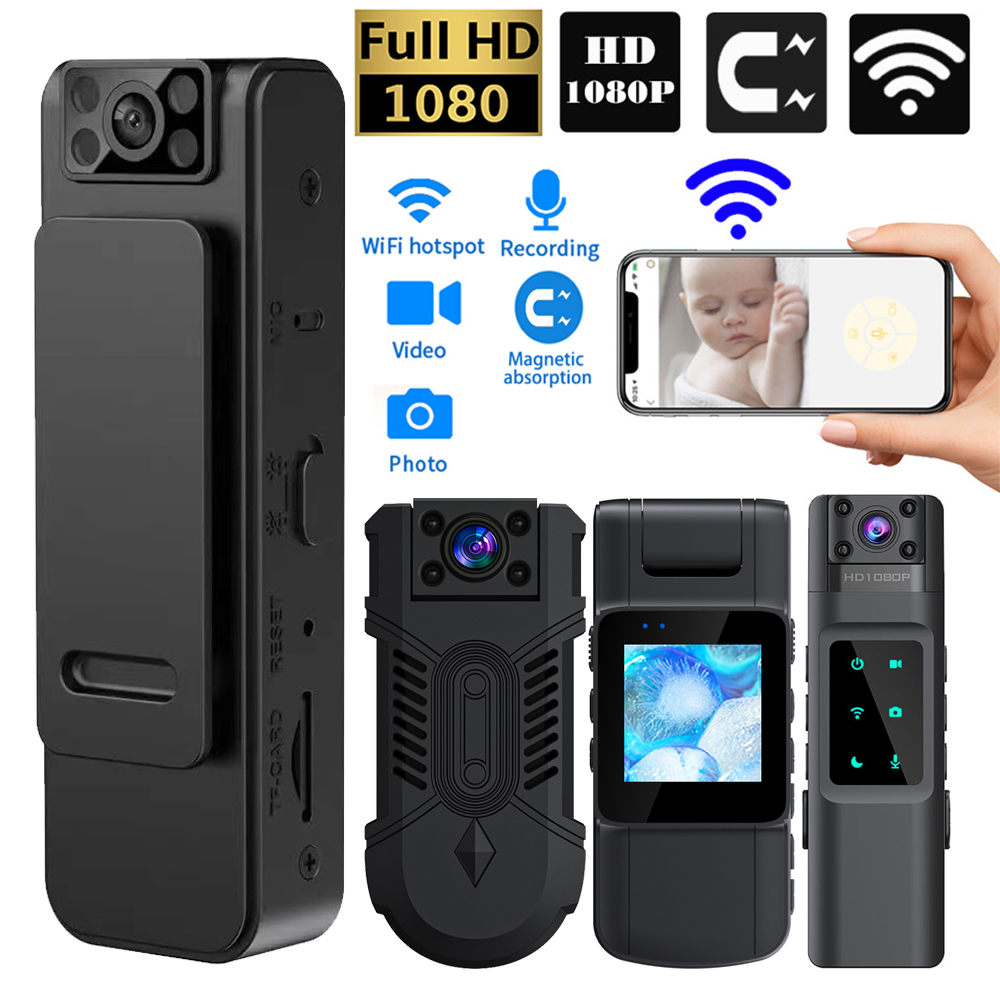 VIRWIR Magnetic Mini Wifi Camera Portable Micro Video Camcorder Body ...