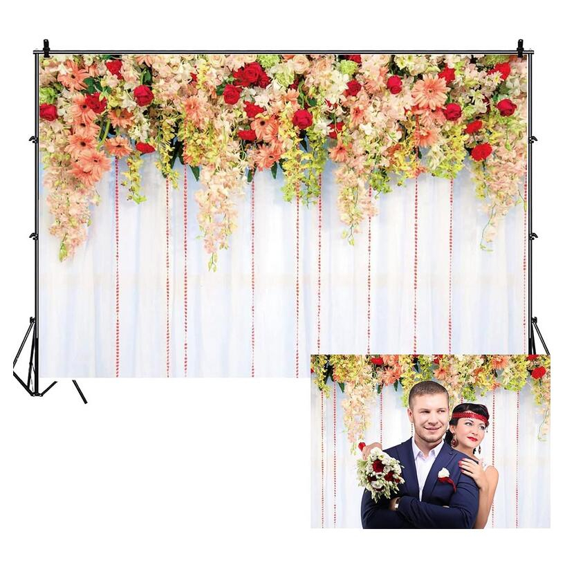 7x5ft Rustic White Wood Photo Booth Background Christmas Photo Backdrop ...