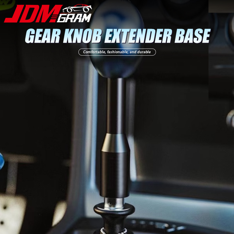 JDMGRAM 167mm Aluminum Shift Knob Extender Universal Racing Shifter ...