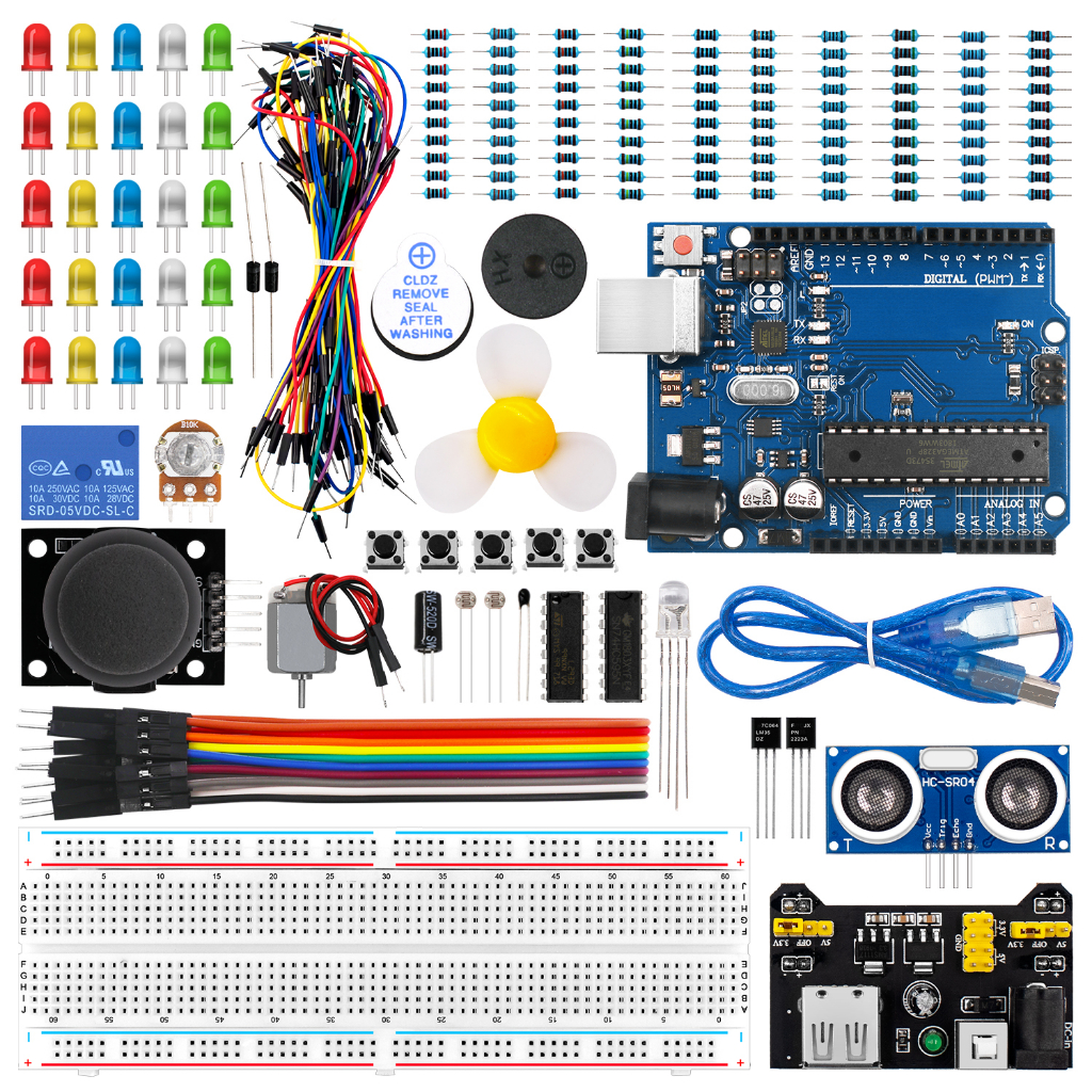 LAFVIN Basic Starter Kit With UNO R3 for Arduino, Jumper Wires ...