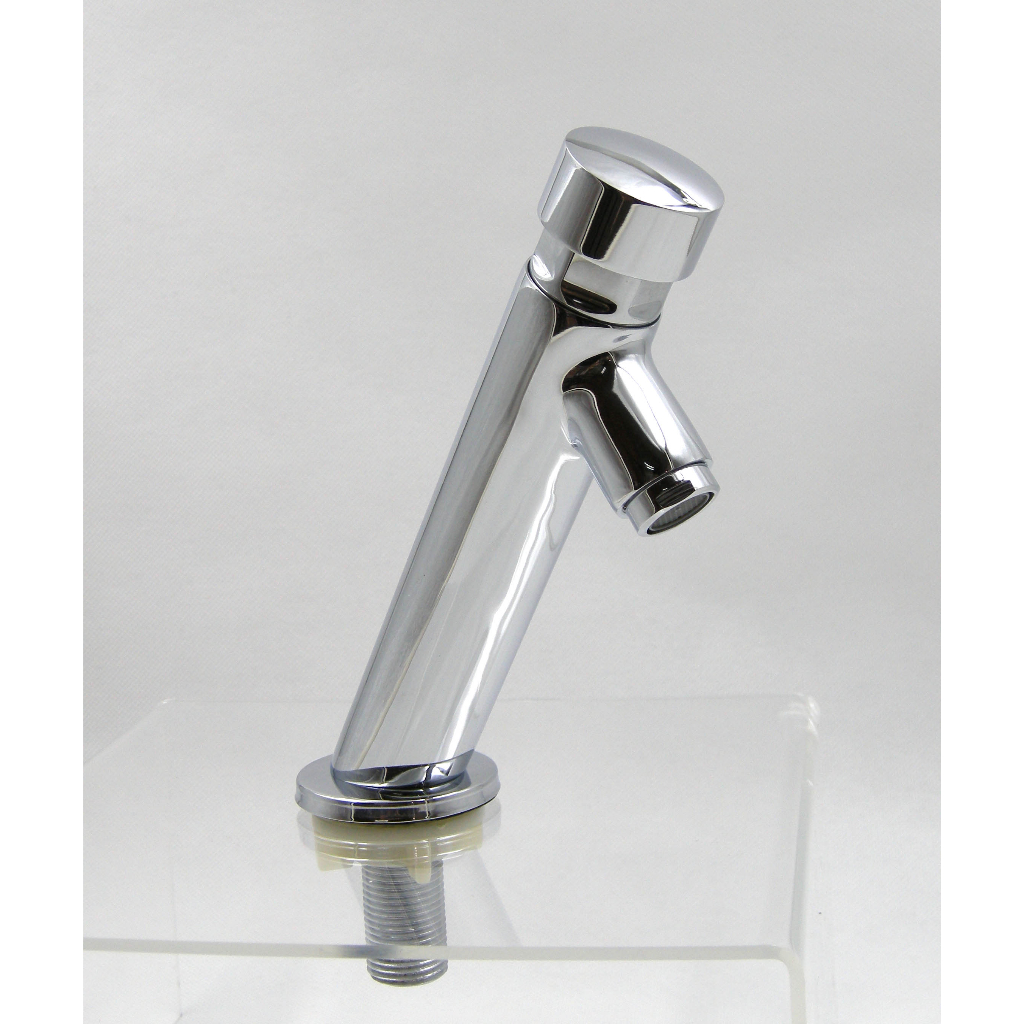 Basin time delay faucet push button water tap deck mount self closing ...