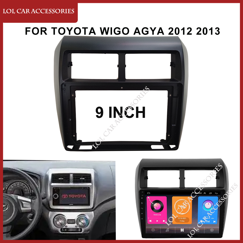 9 Inch For Toyota Wigo Agya 2012 2013 Car Radio Android MP5 Player ...