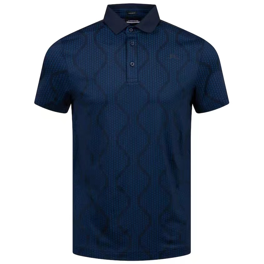 J. Lindeberg Golf MatTOUR Logo Polo Men's JL Golf Short Sleeve Shirt ...