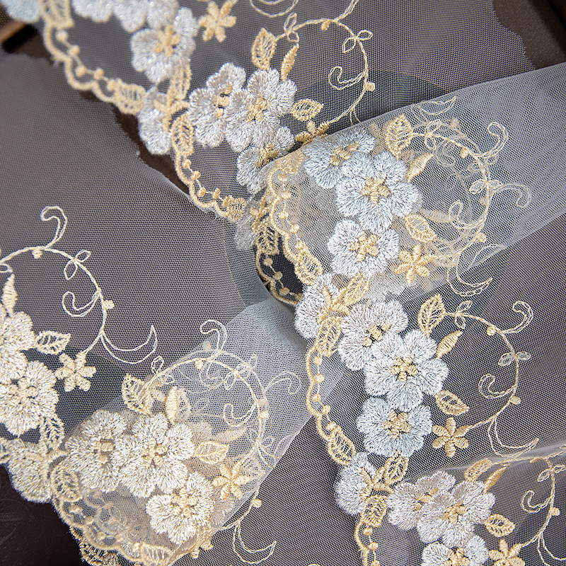1 Meter price border Lace,beautiful embroidery border lace ,tinghi lace ...