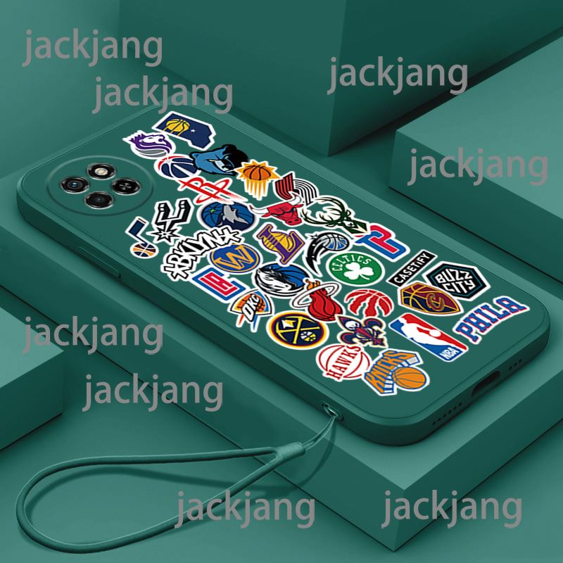 Casing ITEL S23 Phone case Trend Brand NBA Lakers Label Sticker Soft ...