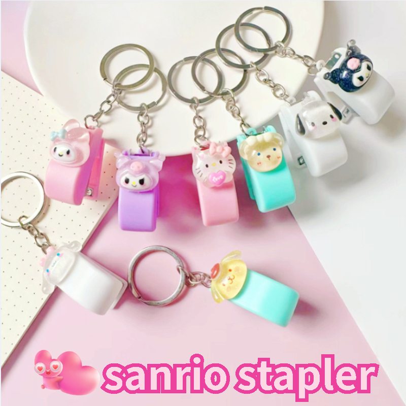 Sanrio Stapler Cute Cartoon Mini Portable Stapler Student creative ...