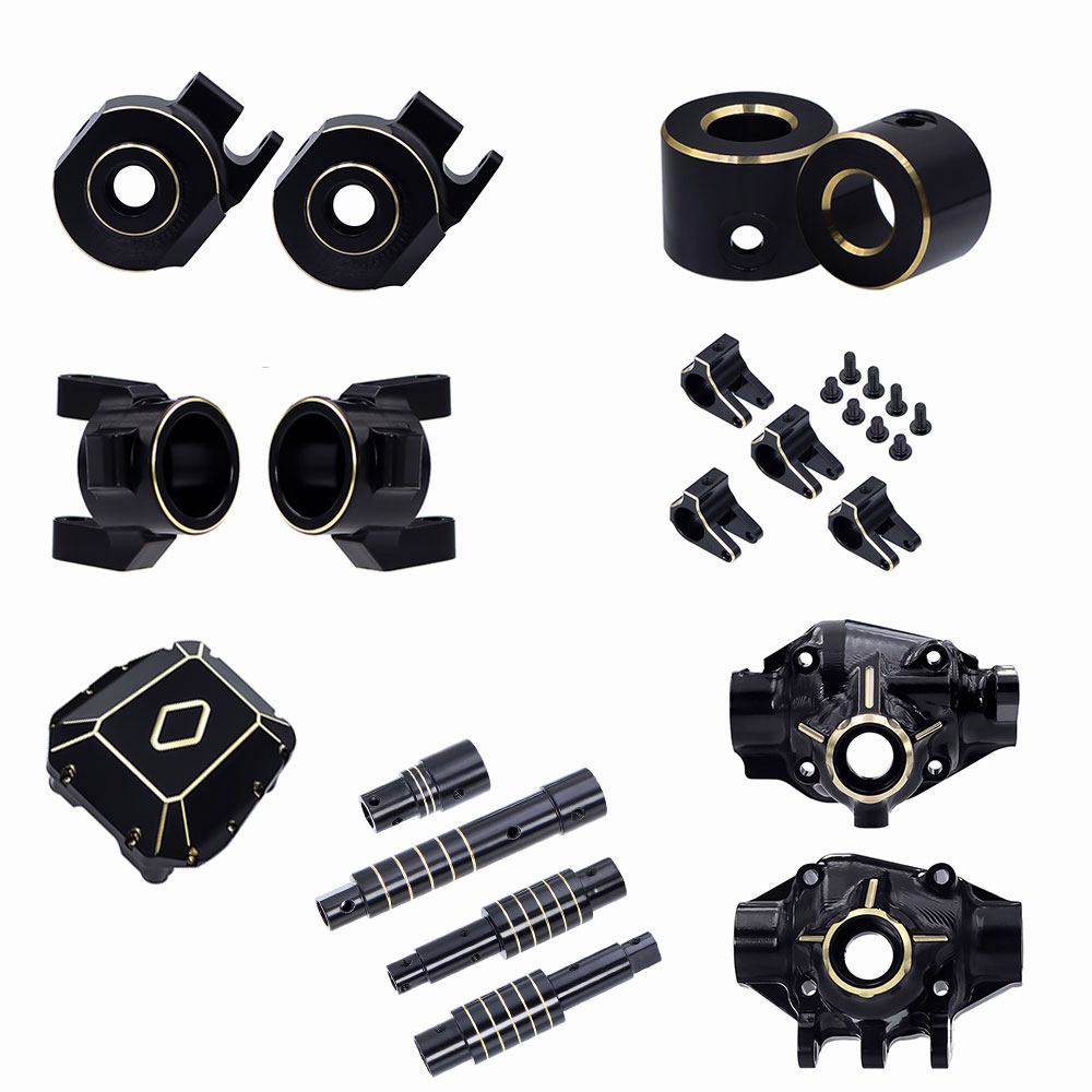 Brass Steering Knuckle C Hub Carrier Axle Tube Link Mount Differential ...