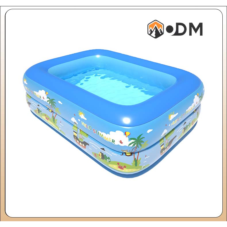 OUTDOORMORE Monkey Inflatable Swimming Pool Kids Swimming Pool Baby ...