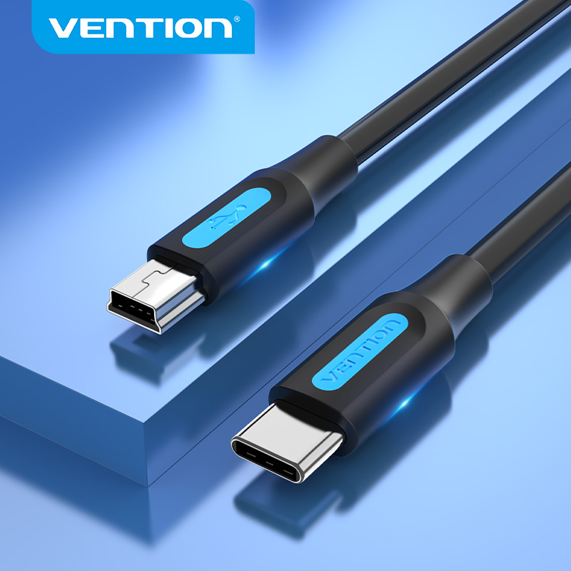Vention USB C to Mini USB Cable for Phone Laptop Carmera DV Car ...