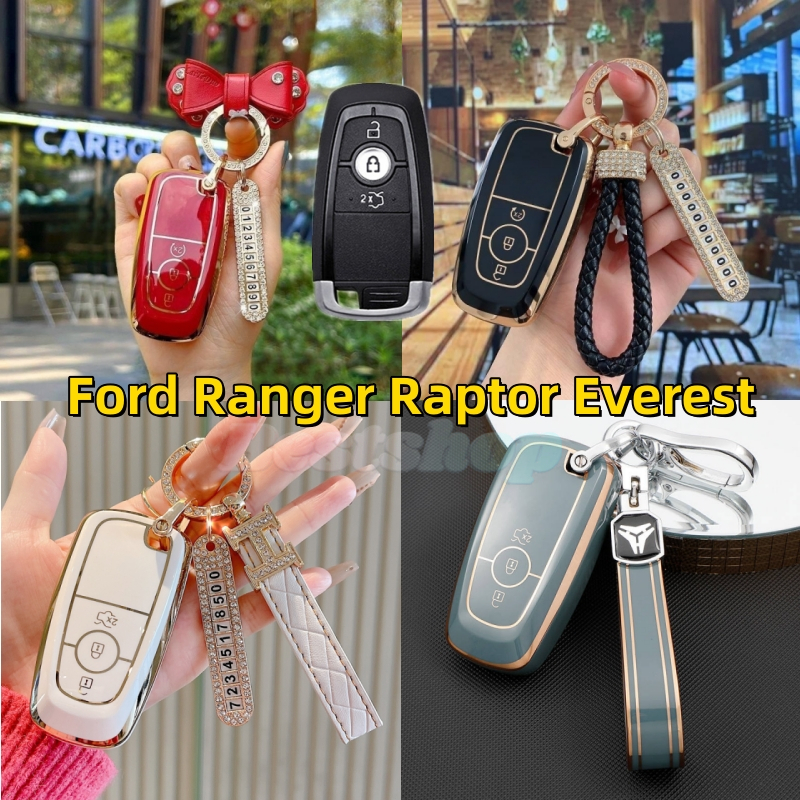 Soft TPU Car Key Case For Ford Ranger Sprot 2023 Everest Ranger Raptor ...