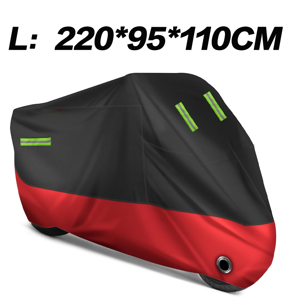 3 Layers Motorcycle Cover Dust UV Outdoor Protection Motor Cover ...