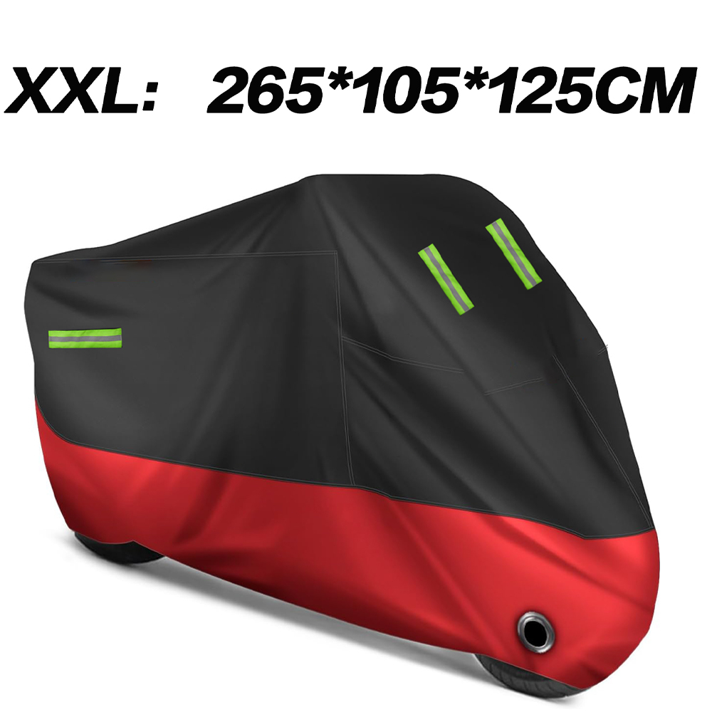3 Layers Motorcycle Cover Dust UV Outdoor Protection Motor Cover ...