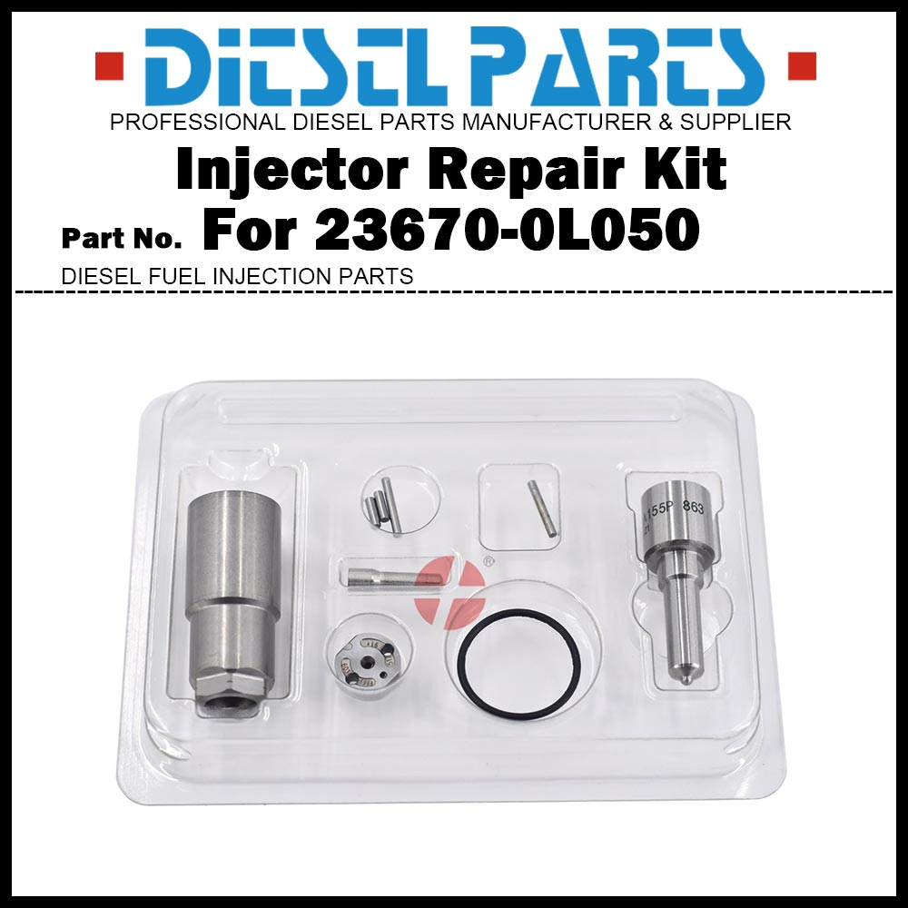 Common Rail Fuel Injector Repair Kit Overhaul Kit for Toyota Hilux Land ...
