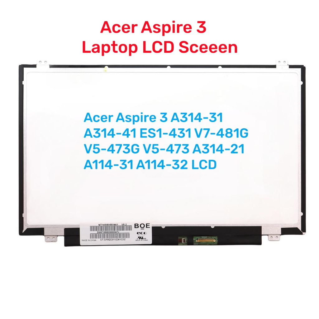 Acer Aspire 3 A314-31 A314-41 ES1-431 V7-481G V5-473G V5-473 A314-32 A314-21 A114-31 A114-32 ...