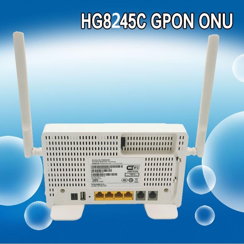 100% Original new GPON ONU EPON HG8245C ONT termianl with 4FE+voice+wifi English software ...