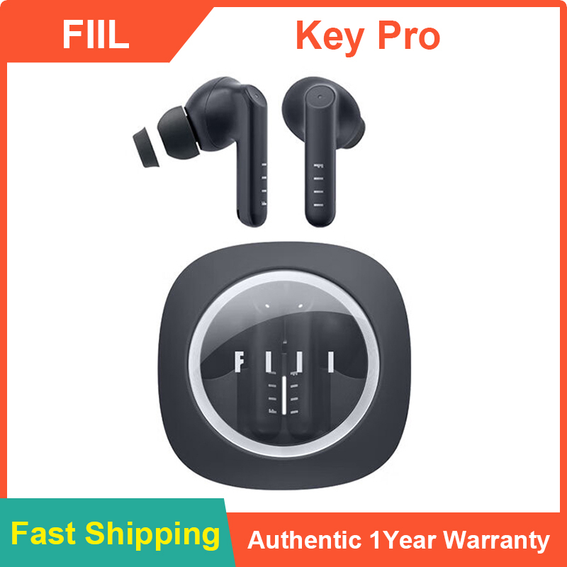 Authentic FIIL KEY Pro TWS Wireless Earbuds Bluetooth 5.4 ANC 40dB 30 ...