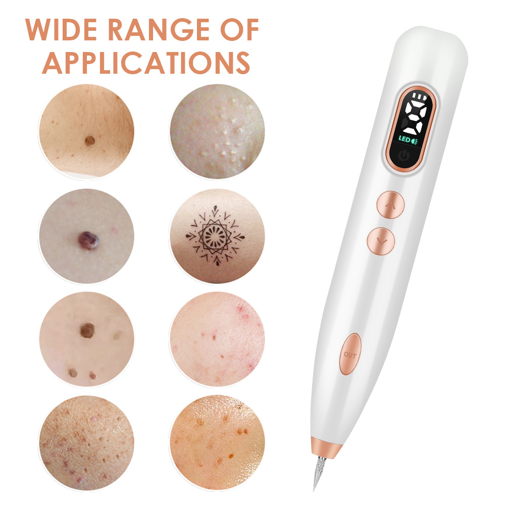9-gear Mole Pen Blue Light Repair Electric Beauty Spot Pen Beauty Salon ...
