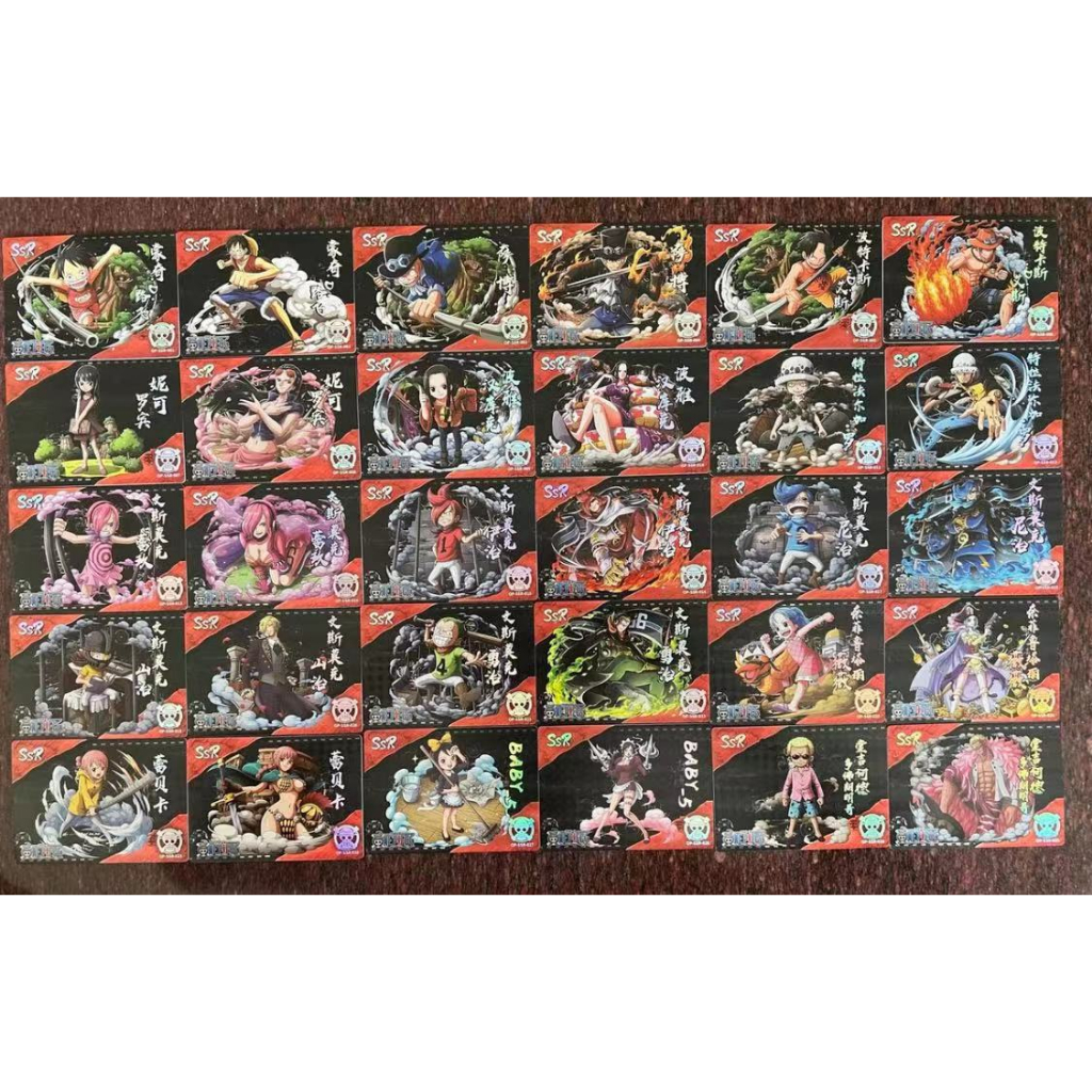 One Piece Anime Card SSR Whole Set 30 Cards | Shopee Philippines