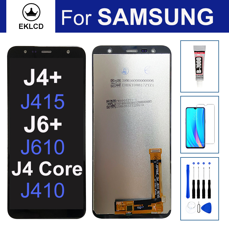 LCD For Samsung Galaxy J4 J6 Plus J4+ J415 J6+ J610 Core J410 J415F ...