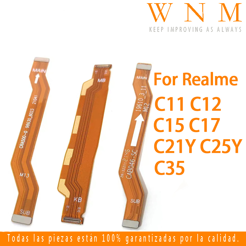 Substrate connector Flex cable For OPPO Realme C11 C12 C15 C17 C21Y C25Y C35 2020 USB Board LCD ...