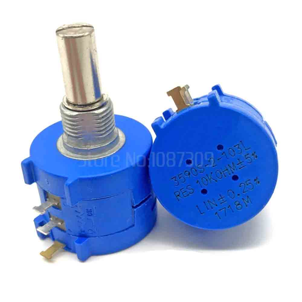 3590S-2-103L 3590S 10K ohm Precision Multiturn Potentiometer 10 Ring ...