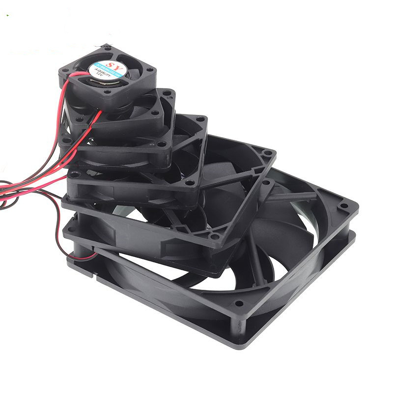 Power Cooling Fan 4/5/6/7/8/9/12CM 4010 9025 12025 5V12V Small Motor ...