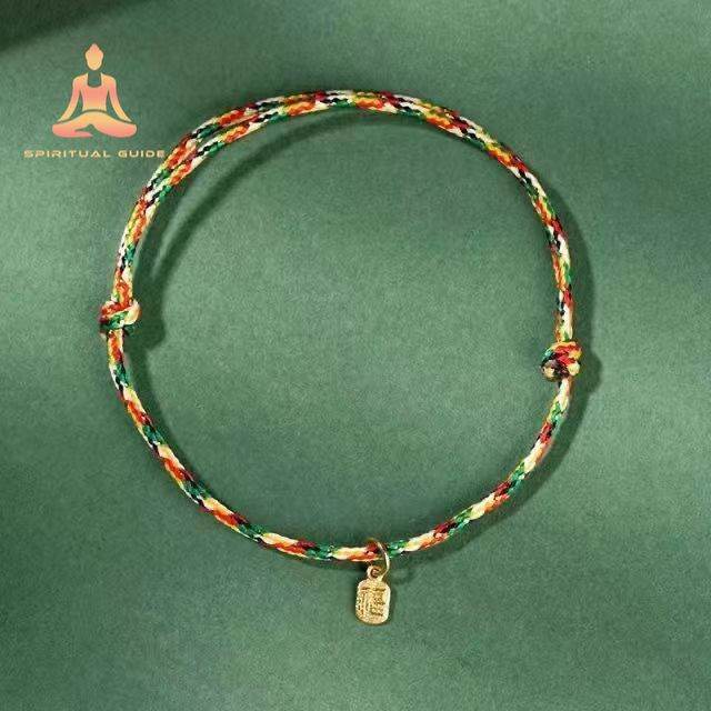 Handmade Colorful Lucky Bracelet Happiness String Protection String For ...