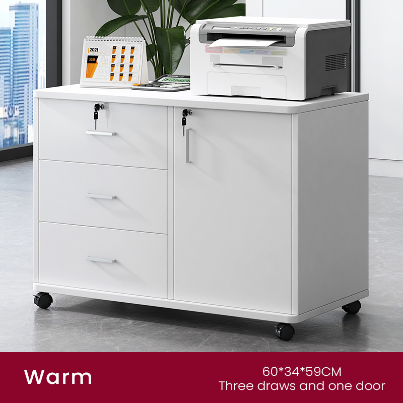 EXINHOME File cabinet office small cabinet modern with lock drawers ...