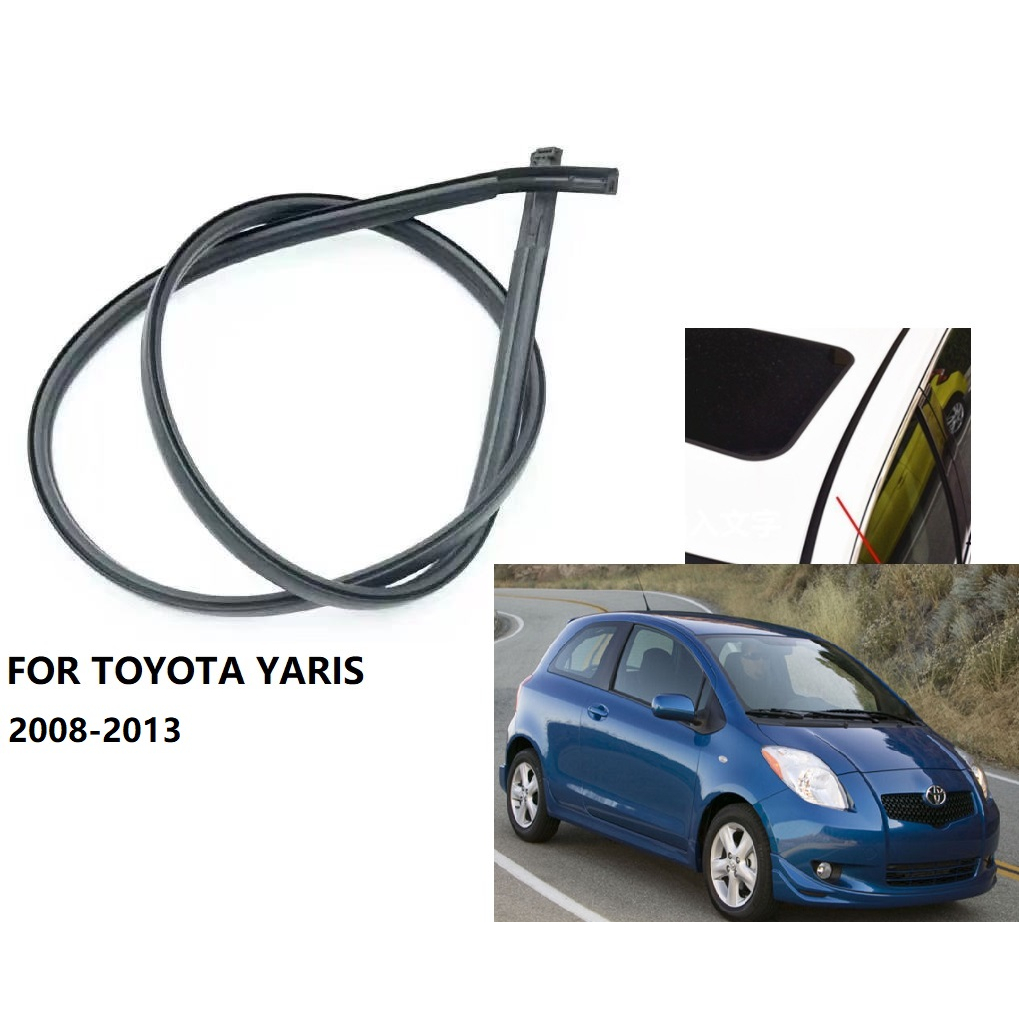 forTOYOTA Yaris 2008 2009 2010 2011 2012 2013 Roof Rubber roof moulding ...