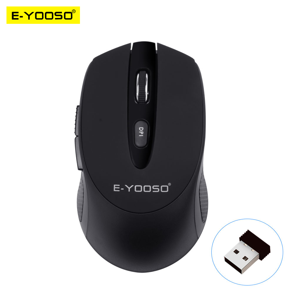 E Yooso E 1020 Usb 2 4g Wireless Gaming Noiseless Mute Mouse 2400 Dpi Optical Game Mice