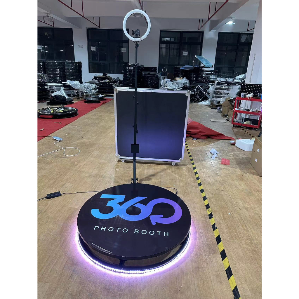 Big 360 Degree Led Photo Booth Base 100cm Automatic Remote 360 Camera ...