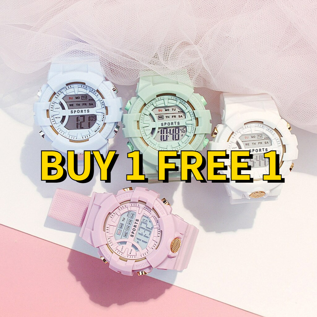 Korean Macaron Color Waterproof Men's Women's Unisex Student Sport ...