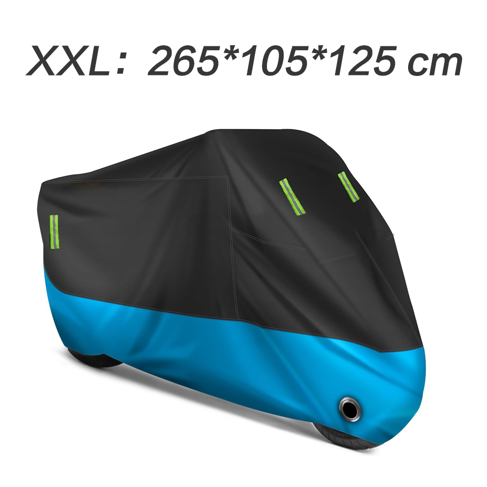 Motorcycle Waterproof 3 layer Cover Rain and Dust UV Cover Motor ...