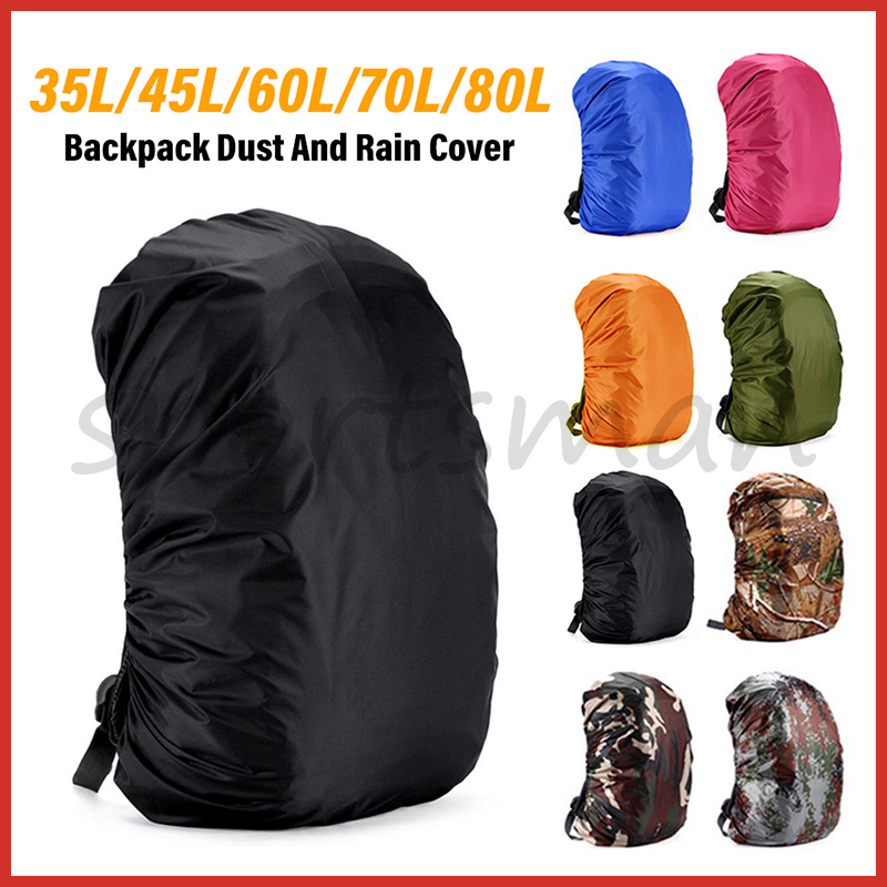 35L, 45L, 60L, 70L, 80L Adjustable Waterproof Dustproof Backpack Rain Cover Portable Ultralight ...