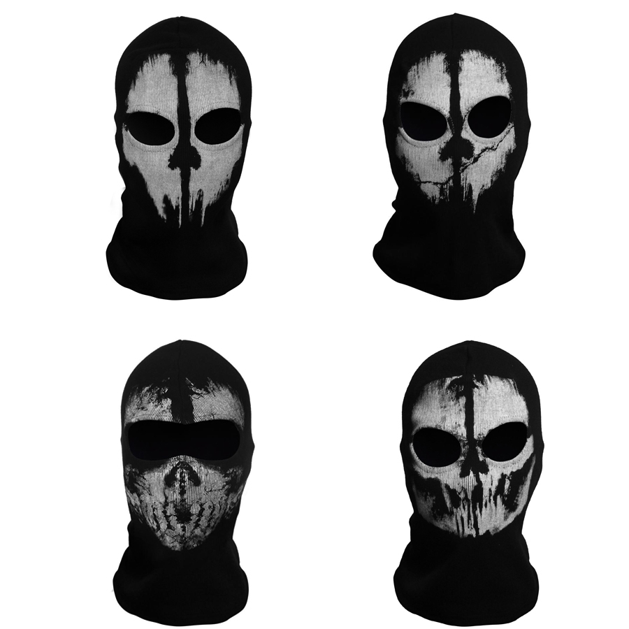 CALL OF DUTY WARZONE Logan Mask Ghost Simon Riley Headgear Fashion Game ...